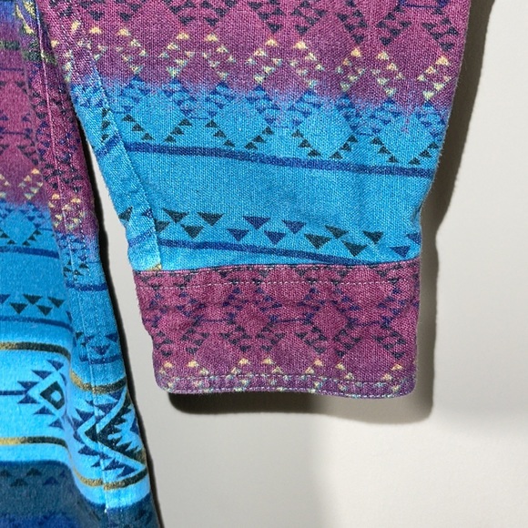 Cabela's | Tops | Vintage Cabelas Aztec Flannel Shirt Jacket | Poshmark